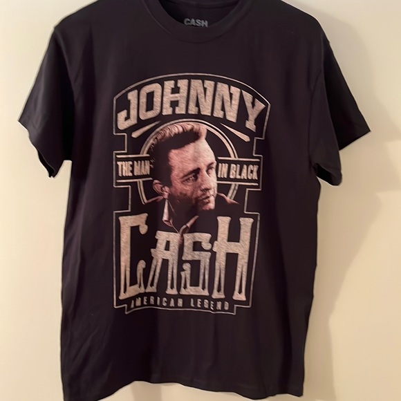 Johnny Cash | Shirts | Johnny Cash The Man In Black Tee Shirt Size M ...